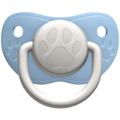 Baby Blue Paw Pacifier - Roblox