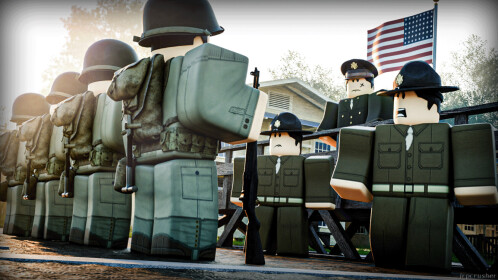 Perang Dunia II Roleplay Militer - Roblox