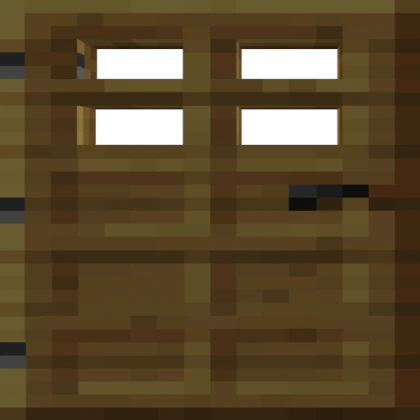 Minecraft Wooden Door (Left)