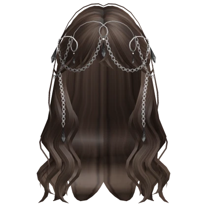 Fantasy Victorian Queen Waves W/ Gems (Brown) | Roblox Item - Rolimon's