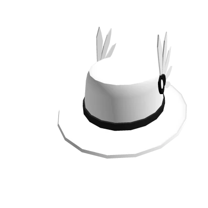 White Valk Fedora | Roblox Item - Rolimon's