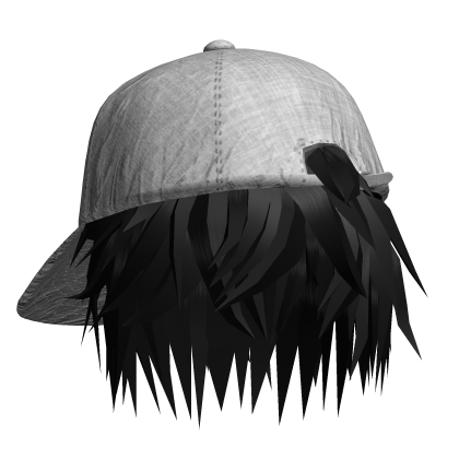 Spiky Anime Boys Emo Hair/Y2K Distressed Hat - Roblox