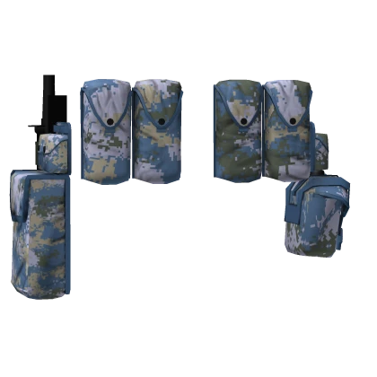 Type 06 Vest Pouches (Navy) | Roblox Item - Rolimon's