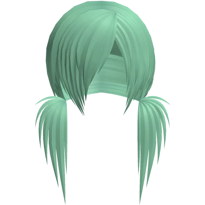 mint green messy scene low pigtails | Roblox Item - Rolimon's