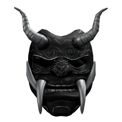 Black And Silver Oni Mask | Roblox Item - Rolimon's