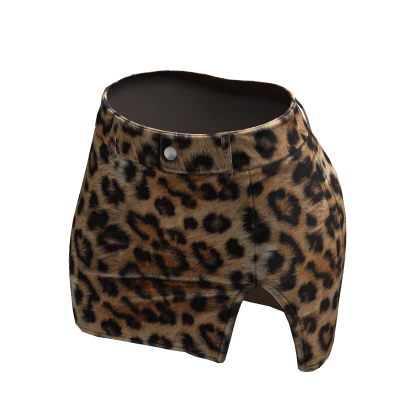 Skirt Leopard Tight High Waisted Mini Chibi Y2K | Roblox Item - Rolimon's