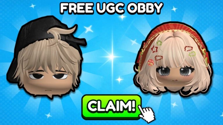 Obby For Free UGC Items [AFK or Play] 🎁 | Roblox Game - Rolimon's