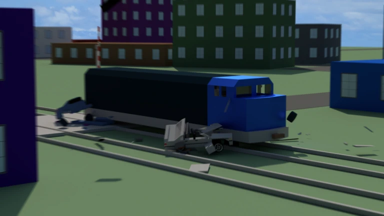 Trenes VS Coches 2 [MÁS COCHES] - Roblox
