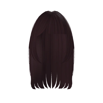 cute burgundy dark red bangs long hair | Roblox Item - Rolimon's