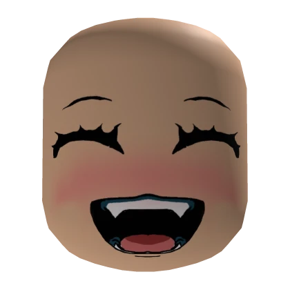 chibi laughing face