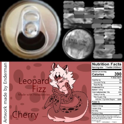 leopard fizz cherry bloxy cola texture