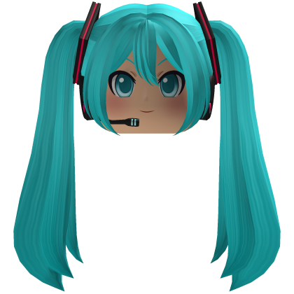 Miku Hatsune Chibi | Cabeça| - Roblox
