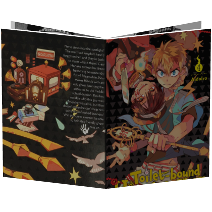 Leyendo el manga Hanako-kun del baño vol 4 - Roblox