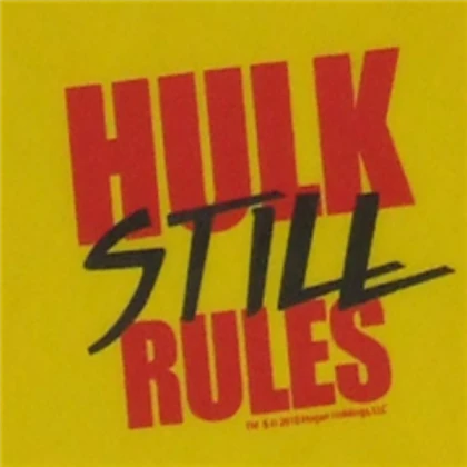 hulk STILL rules logo