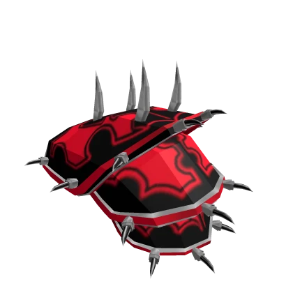 Red Left Dragon Emperor Shoulder Guard | Roblox Item - Rolimon's