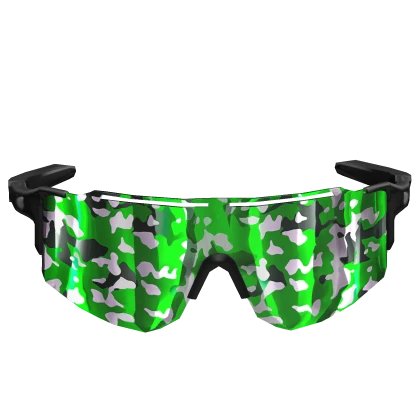 cool green camo tactical sunglasses shades | Roblox Item - Rolimon's