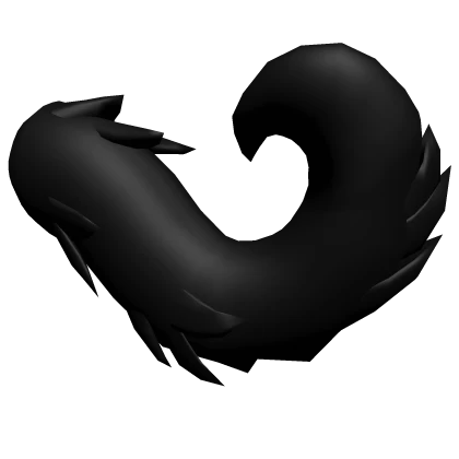 Large Long Protogen Tail (black) | Roblox Item - Rolimon's