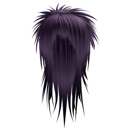 Pelo Emo de Escena Vkei Largo Morado - Roblox