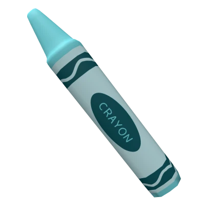 Big Light Blue Crayon ♡ Kidcore Silly | Roblox Item - Rolimon's