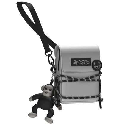 Black and White Trendy Satchel Backpack (1.0) | Roblox Item - Rolimon's