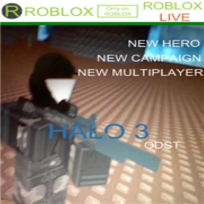 Halo 3 ODST front Cover (Roblox Style)