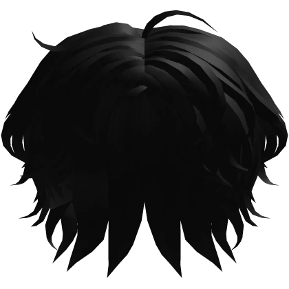 Black Wavy Middle Part | Roblox Item - Rolimon's