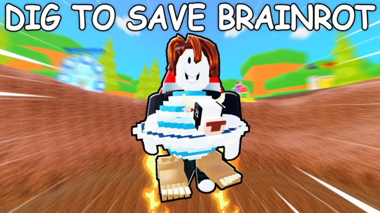 ⛏️Excava para salvar a Brainrot - Roblox
