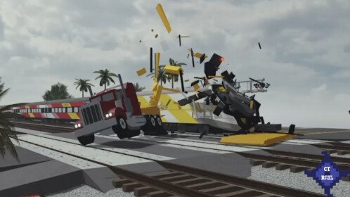 !Saluda Grade! Champer's Trains VS Cars - Roblox