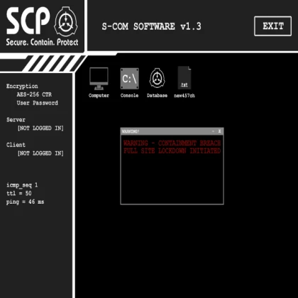 SCP Computer terminal 2