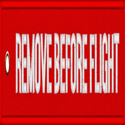 remove before flight