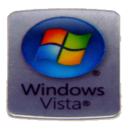 windows vista sticker