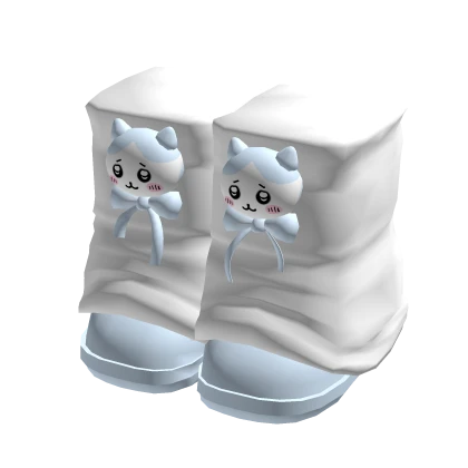 ノ꒰ (FREE UGC) Fluffy Boots hachiware | Roblox Item - Rolimon's