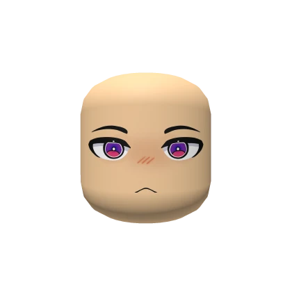 Purple Serious Eyes Face | Roblox Item - Rolimon's