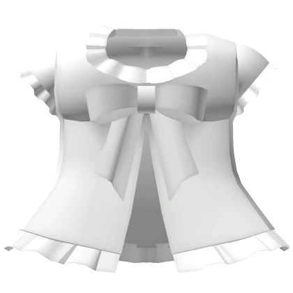 🤍꒰Soft dollette laced dress w bow white꒱ | Roblox Item - Rolimon's