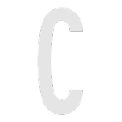 Letter C Road Marking