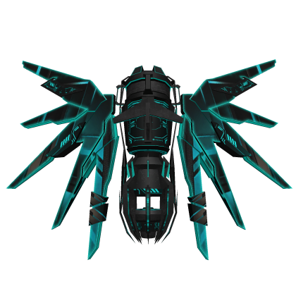 Cyber Mech Wing Jetpack (Neón) - Roblox