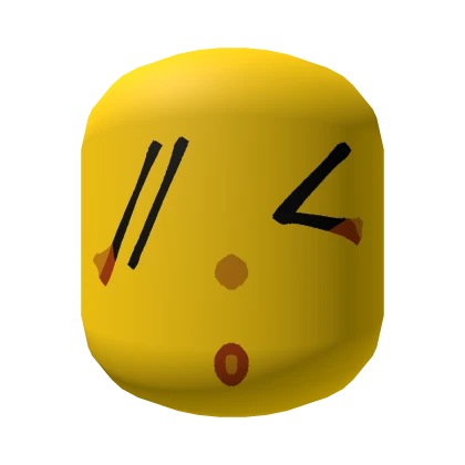 Excited Screaming Noob Face [Yellow] | Roblox Item - Rolimon's