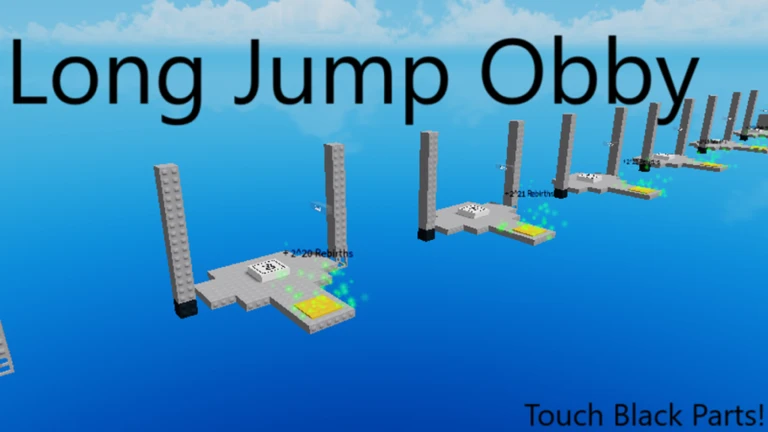Obby de salto largo [20 Studs!] - Roblox