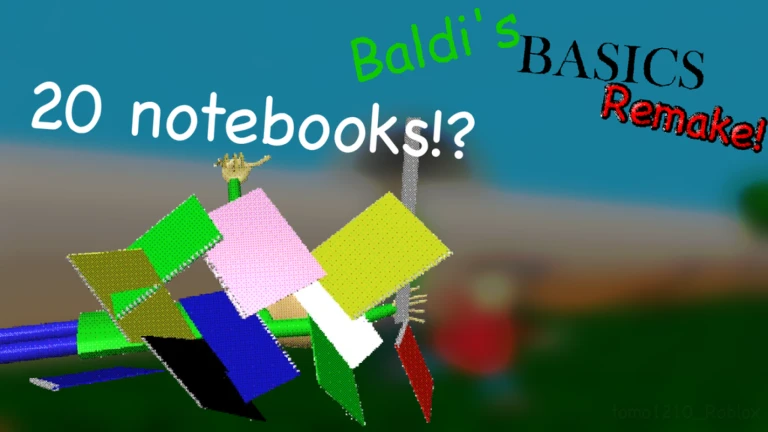 Baldi's Basics Remake - Roblox