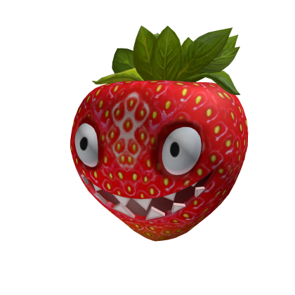 Manic Strawberry Head - Roblox