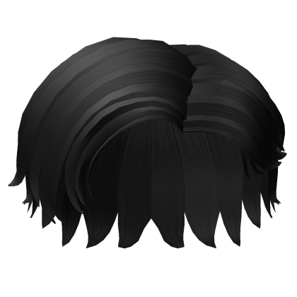 Boczne oczyszczone proste włosy – Roblox