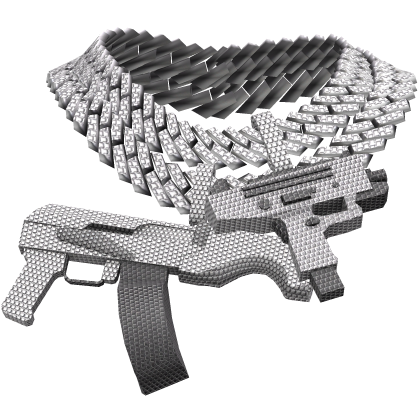 4.0 Cadena de Uzi apilada con hielo - Roblox