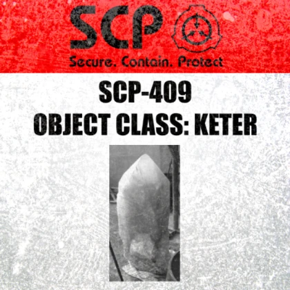 SCP-409 Label