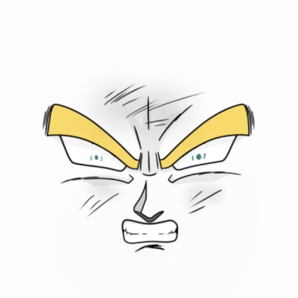 Son Goku (ssj2) (shocked) (angry)