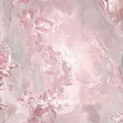 pink renaissance painting icon