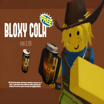 ITS FREE (bloxy cola ad)
