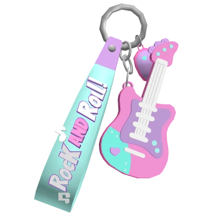 harajuku cute rockstar guitar keychain; Right | Roblox Item - Rolimon's