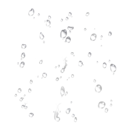 rain droplets filter transparent background effect