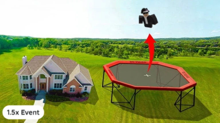 The Highest Trampoline Jump Ever Obby | Game Servers - Rolimon's