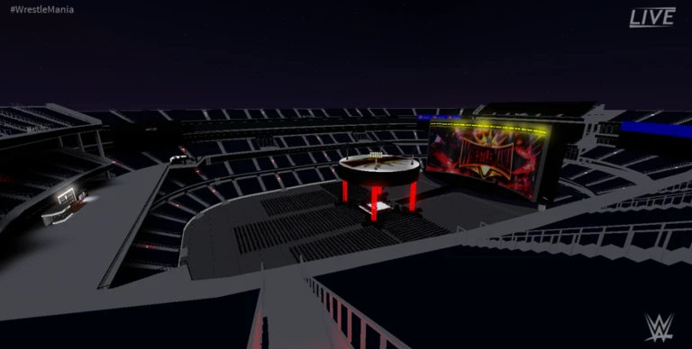 Wrestlemania de la WWE - Roblox